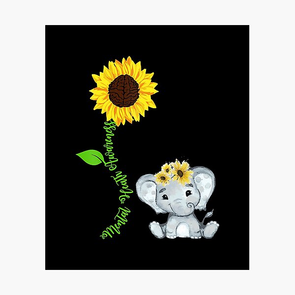 Mental Health Awareness Sunflower Photographic Prints Redbubble