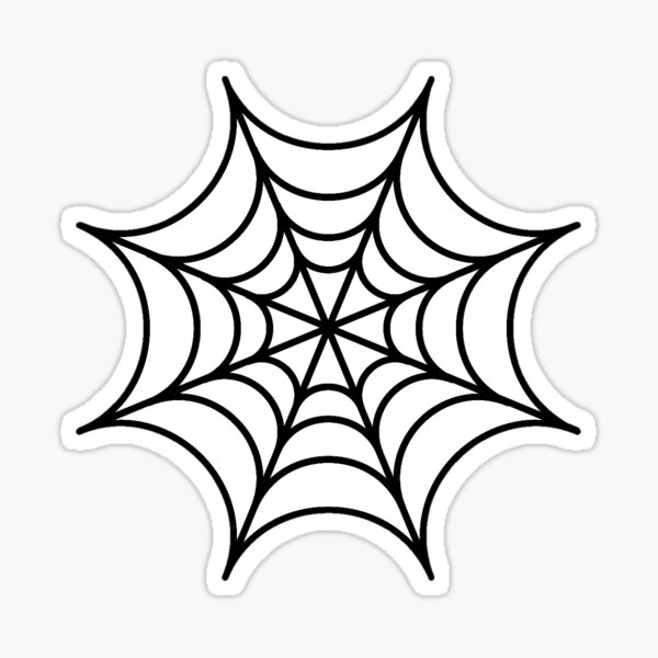 "Spider Web Stickers" Sticker for Sale by DaisyDandelyon | Redbubble