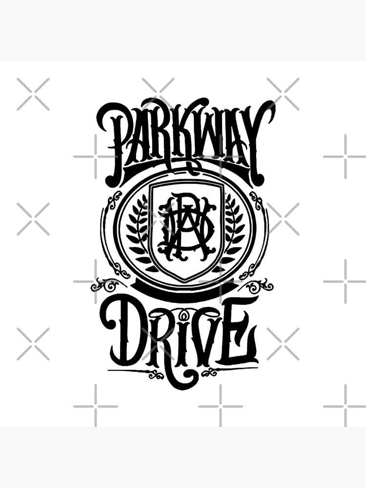 "Parkway Drive Pwd Logo Vinyl Decal 90art" Art Print for Sale by ...