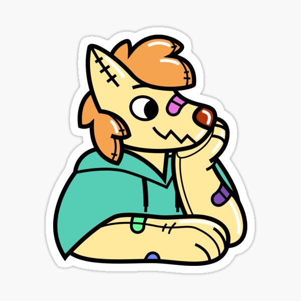 "Squeak" Sticker for Sale by Skunkerz | Redbubble