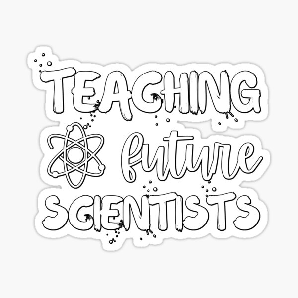 "Teaching Future Scientists" Sticker by Shoju-shop | Redbubble