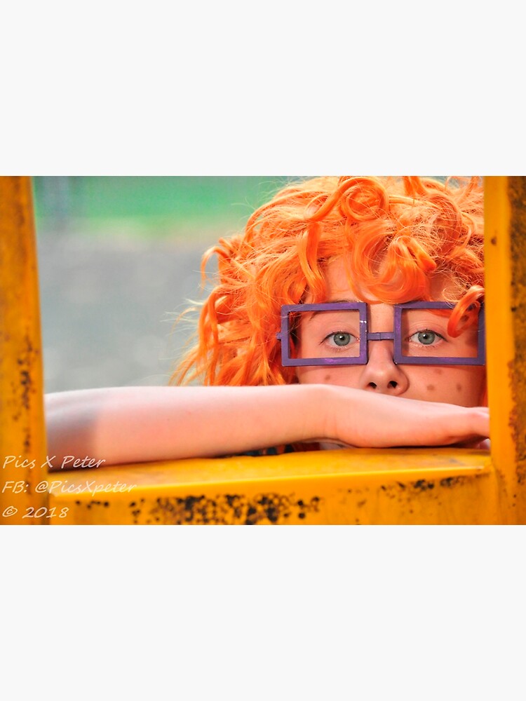 "Chuckie Finster Cosplay" Sticker by PeasantryStuff | Redbubble