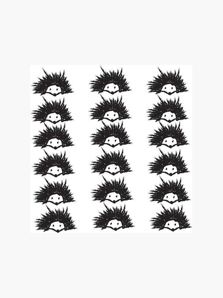 "Hedge-row-hogs" Sticker by aceofairships | Redbubble