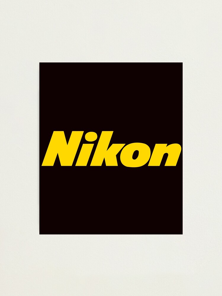 "Nikon Camera Logo Nikkor Photography" Photographic Print for Sale by ...