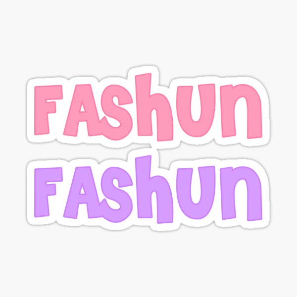 "fashun meme - soft girl aesthetic" Sticker by elizastreet | Redbubble