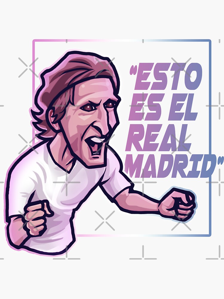 "Luka modric" Sticker for Sale by palomedridista | Redbubble