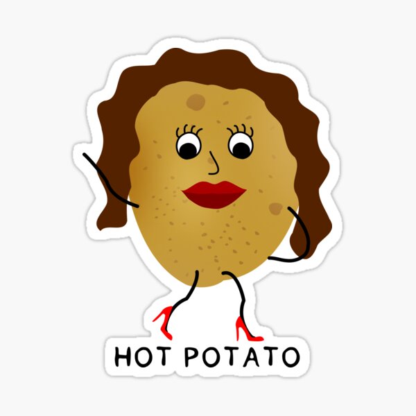 "Hot Potato" Sticker for Sale by slackeyy | Redbubble