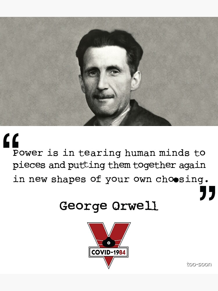 "Orwell's power" Poster by too-soon | Redbubble