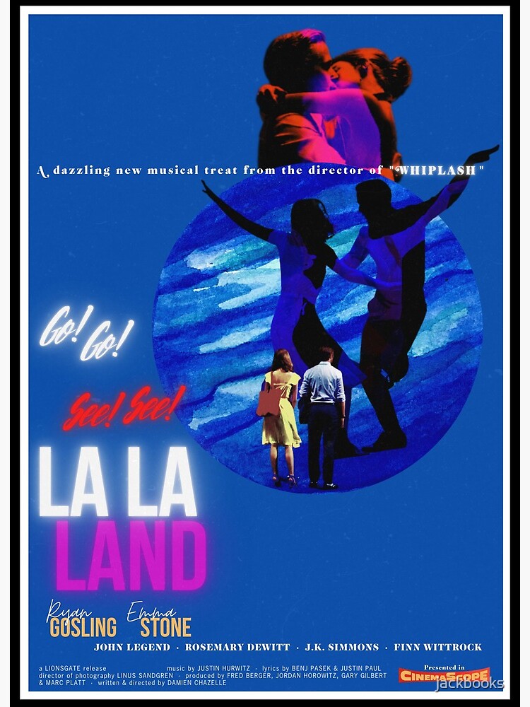 "La La Land (2016) - Movie poster design" Art Board Print for Sale by ...