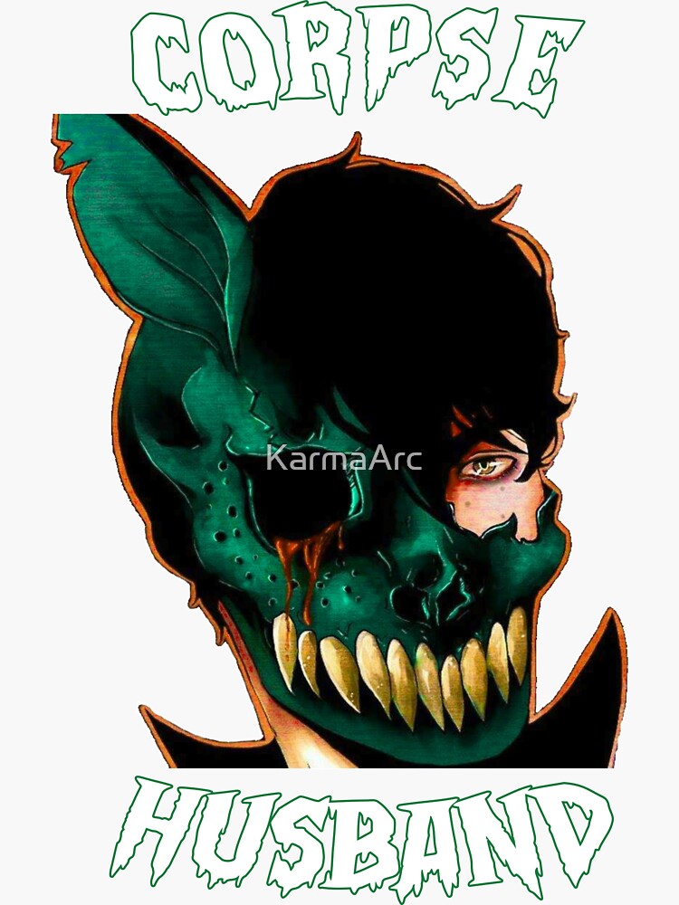 "Corpse Husband" Sticker for Sale by KarmaArc | Redbubble
