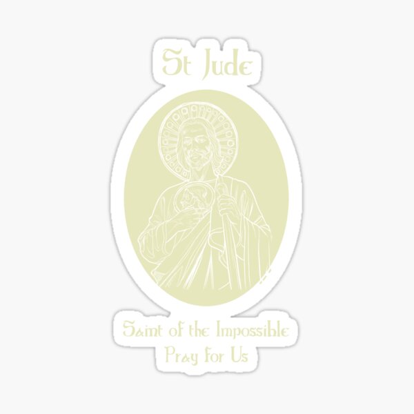 Saint Jude Stickers | Redbubble
