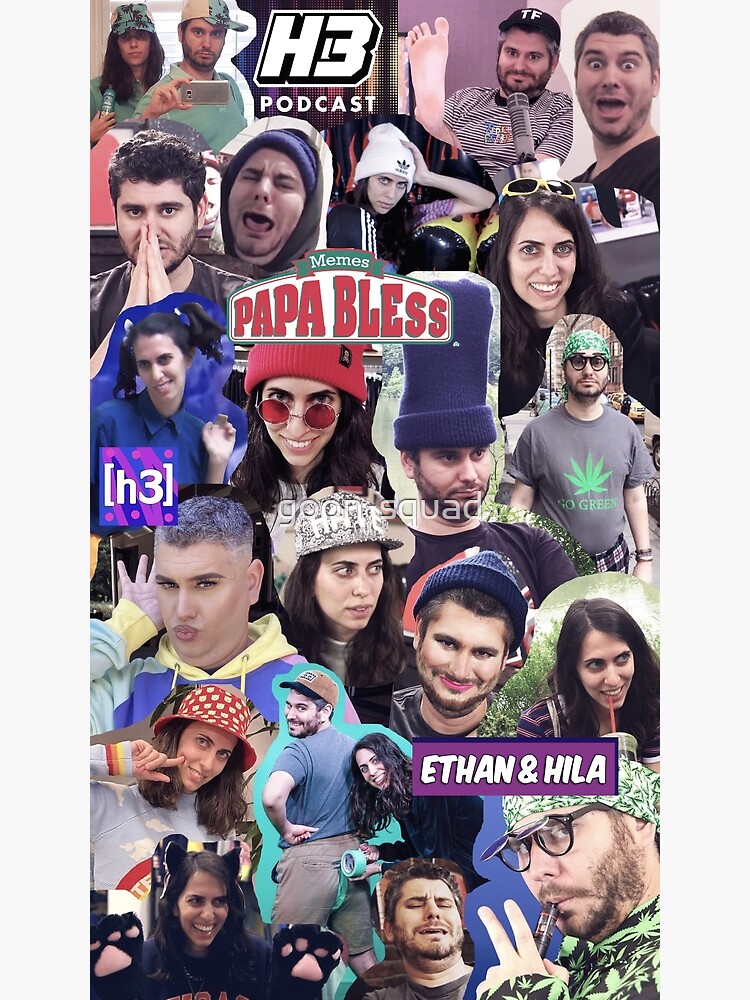 "H3H3 Productions Ethan & Hila Collage Papa Bless Fupa Cough Meme Edit ...