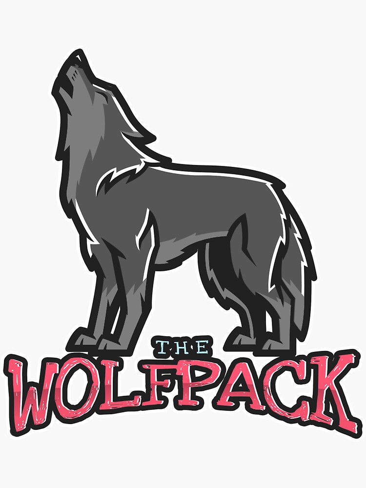 "Join My Wolfpack" Sticker by Bjorn2Bubble | Redbubble