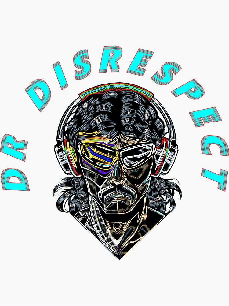 "Copy of Dr disrespect rv2" Sticker for Sale by Sage86 | Redbubble