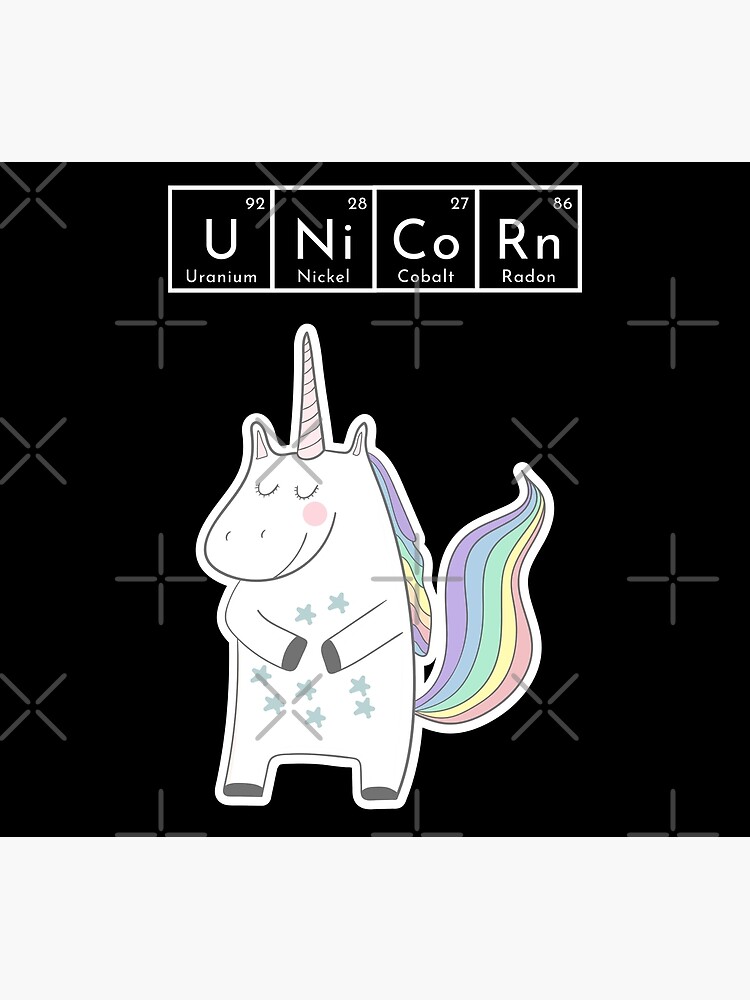 "Unicorn Periodic Table of Elements" Poster for Sale by ThreadsNouveau ...