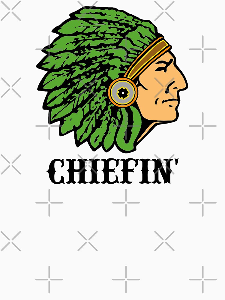 "Chiefin'" T-shirt for Sale by StrainSpot | Redbubble | peace pipe t ...