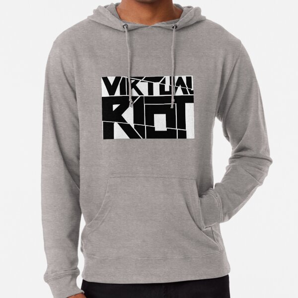 "virtual riot logo" Lightweight Hoodie for Sale by daviide | Redbubble
