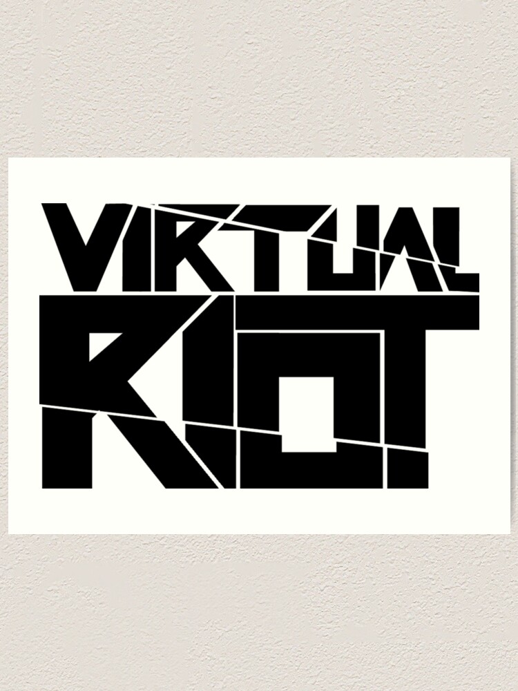 "virtual riot logo" Art Print by daviide | Redbubble