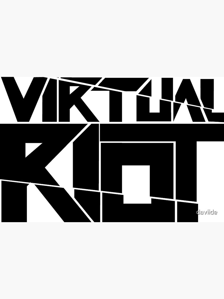 "virtual riot logo" Art Print by daviide | Redbubble