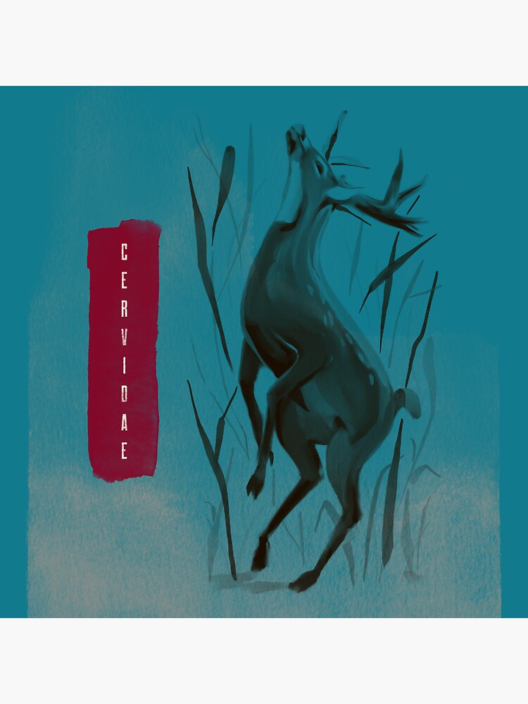 "Cervidae" Sticker by EnchantX1 | Redbubble