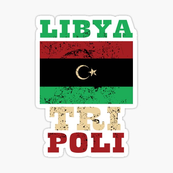 "Flag of Libya" Sticker for Sale by KewaleeTee | Redbubble