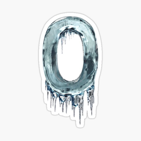 " Metallic letter O" Sticker for Sale by ThePrintCrafty | Redbubble
