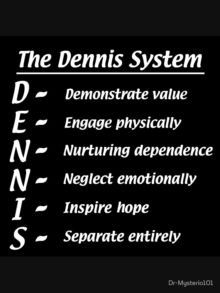 "The Dennis System" T-shirt for Sale by Dr-Mysterio101 | Redbubble ...