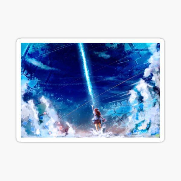 "wear robinson blue laser beam" Sticker by daviide | Redbubble