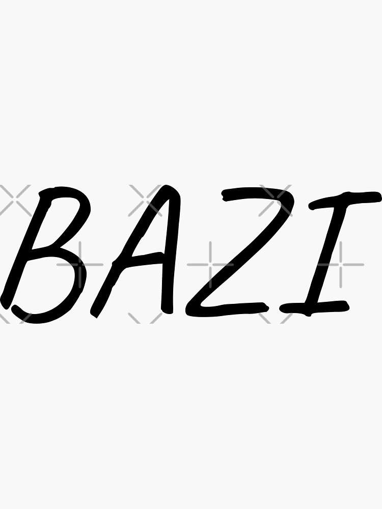 "BAZI Bavarian expression" Sticker for Sale by Branjos | Redbubble