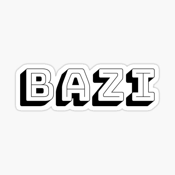 "BAZI Bavarian expression" Sticker for Sale by Branjos | Redbubble