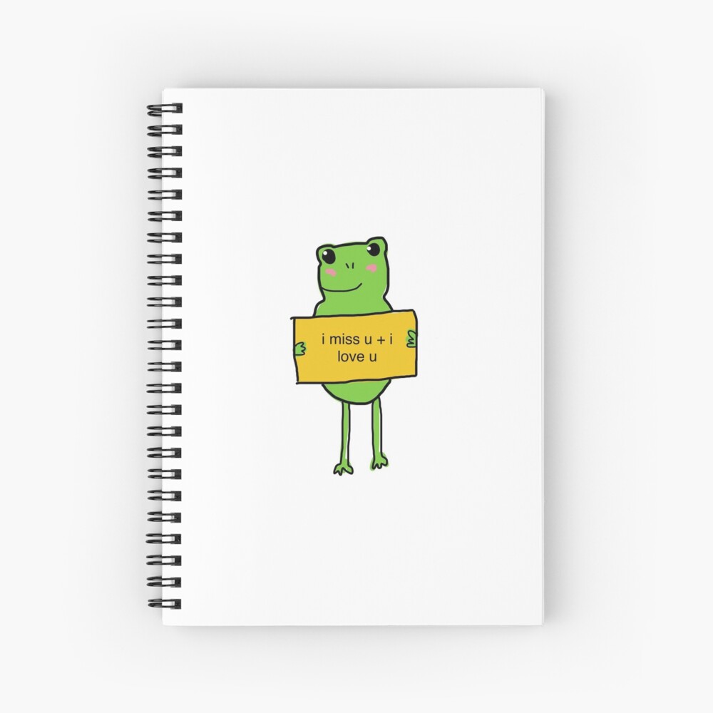 "i miss you frog" Greeting Card for Sale by emilyfrances10 | Redbubble