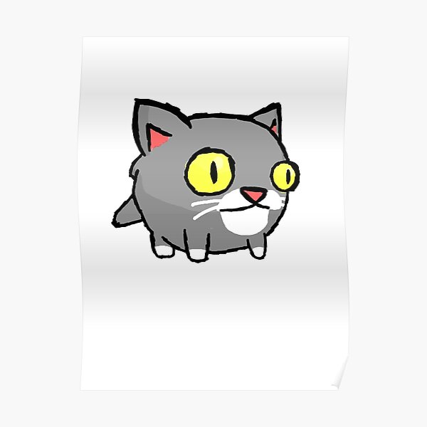 "Meowburt from Castle Crashers" Poster by PinataJohn | Redbubble