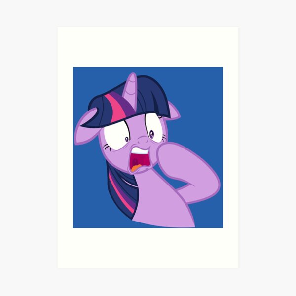 "Twilight Sparkle gasping in horror" Art Print for Sale by Tardifice ...