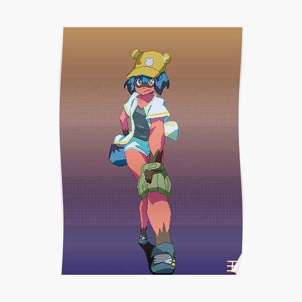 "Michiru BNA Pixelart" Poster by BaneEnters | Redbubble