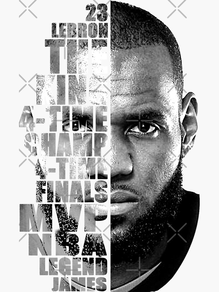 "LeBron James - Legacy" Sticker for Sale by AYA-Design | Redbubble