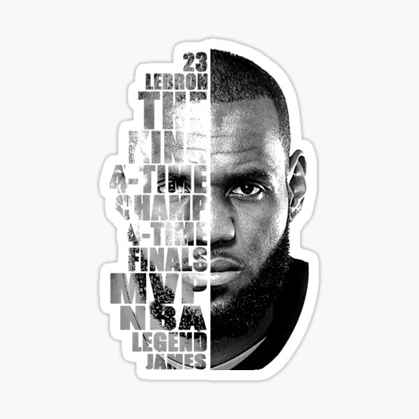 "LeBron James - Legacy" Sticker for Sale by AYA-Design | Redbubble