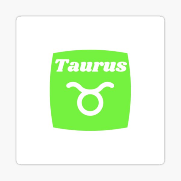 "Taurus Sticker" Sticker by LiyahsStickers | Redbubble