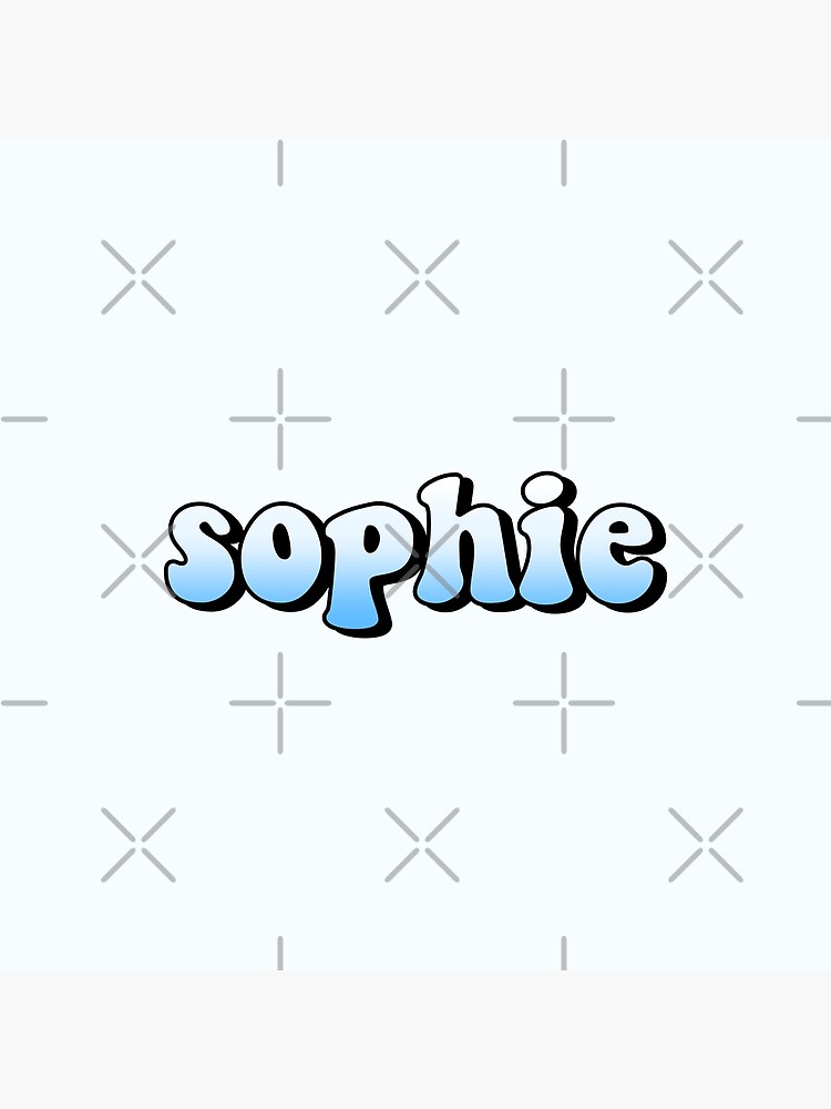 "aesthetic pastel blue gradient sophie name" Poster by STAR10008 ...
