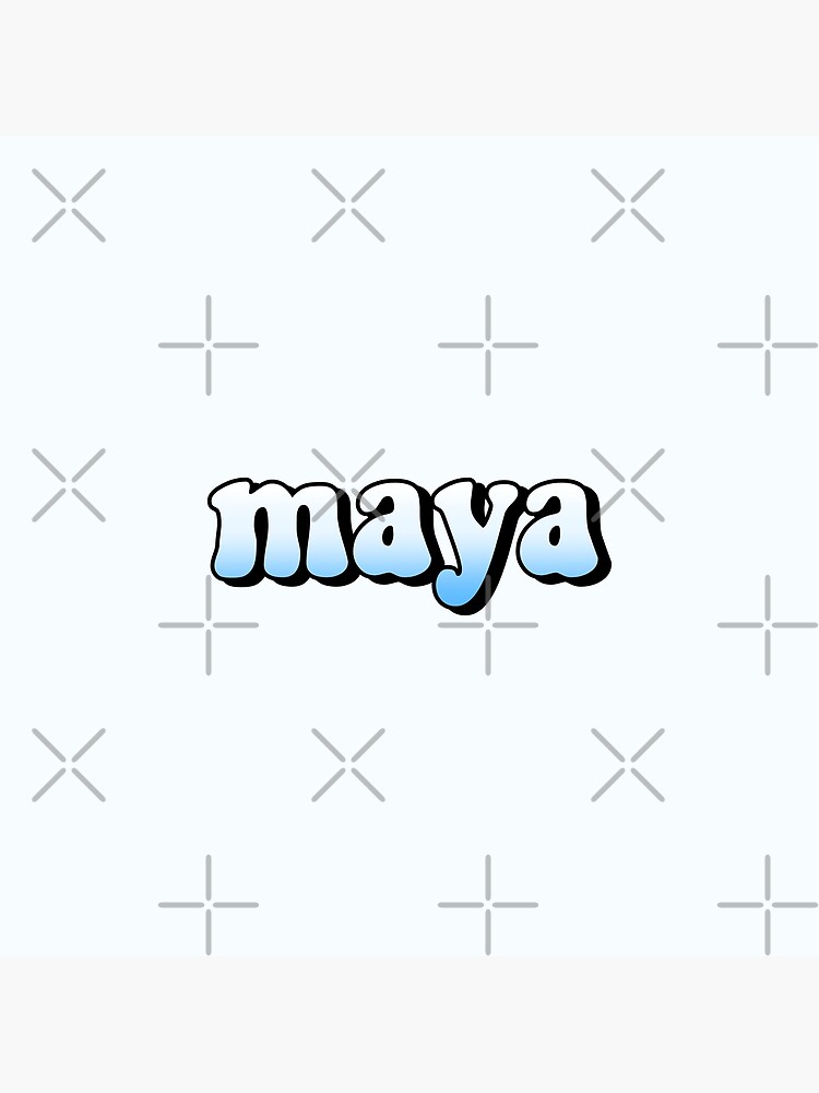 "aesthetic pastel blue gradient maya name" Art Print for Sale by ...