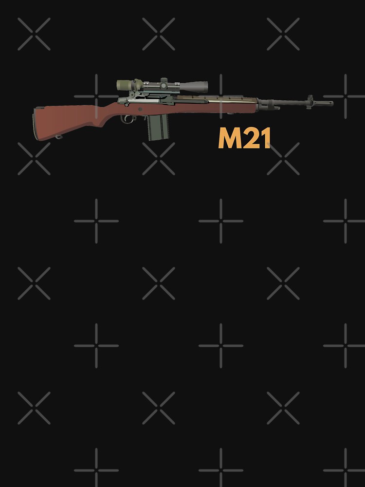 "M21 Sniper Rifle" T-shirt by NorseTech | Redbubble | m21 t-shirts - m ...