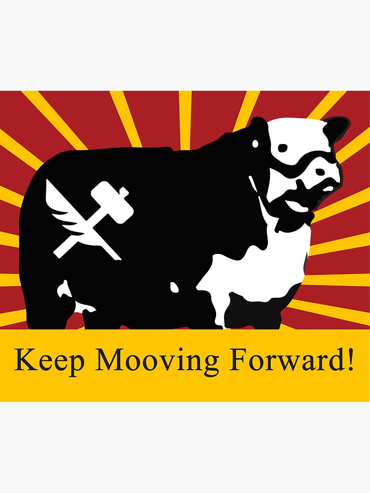 "Cow Poly" Sticker by J-W-Lilly | Redbubble