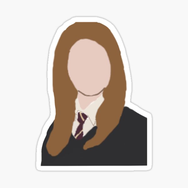 "Ginny Weasley drawing " Sticker for Sale by PhoebeBrown06 | Redbubble