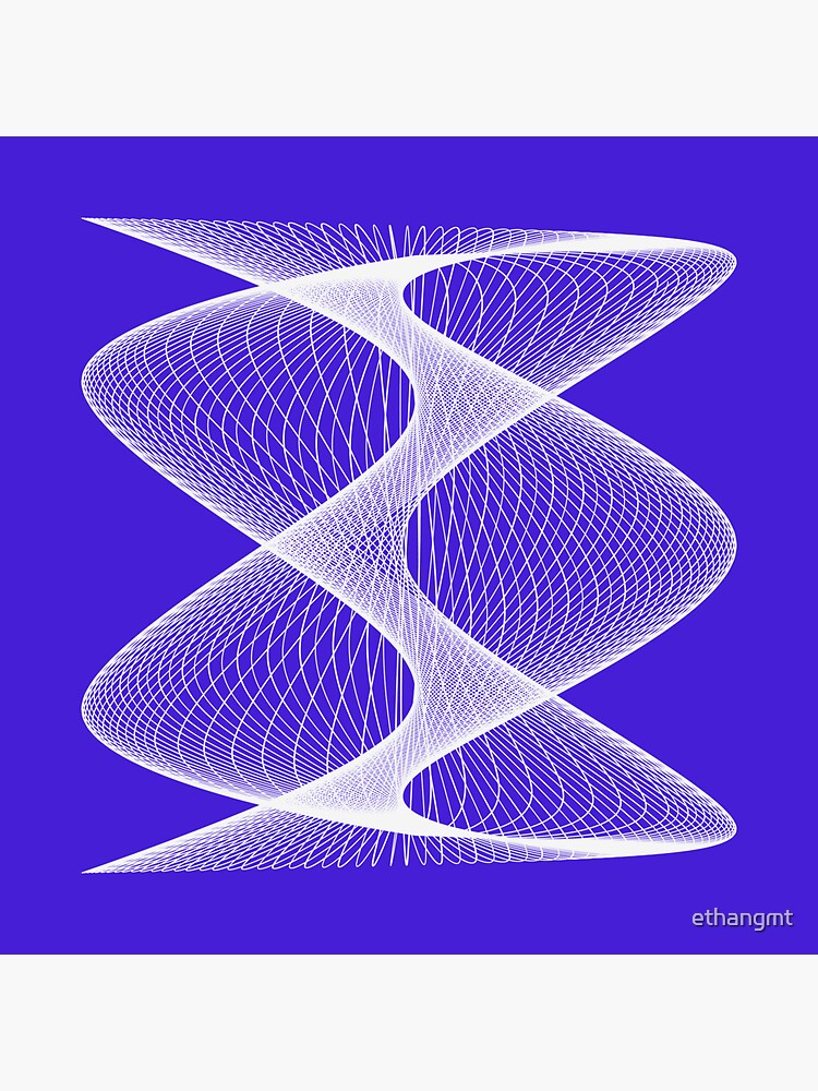 "Parametric Curve #2" Sticker by ethangmt | Redbubble