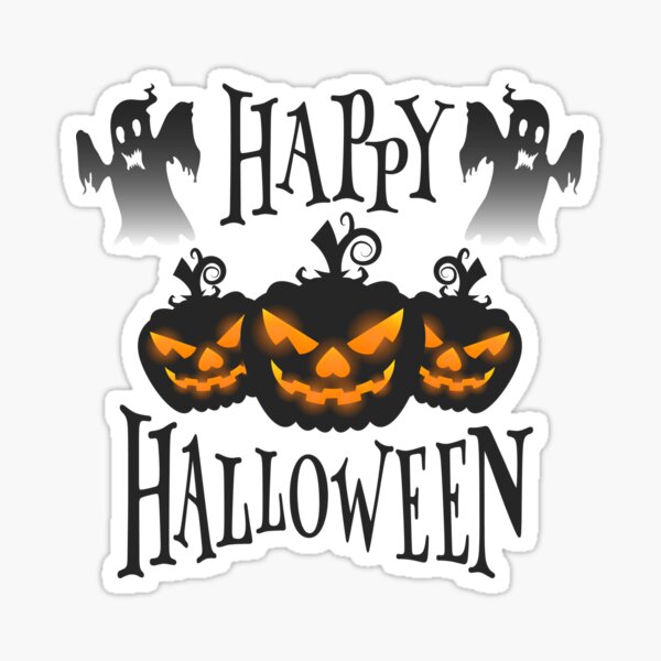 "Halloween " Sticker for Sale by OrderOnline | Redbubble