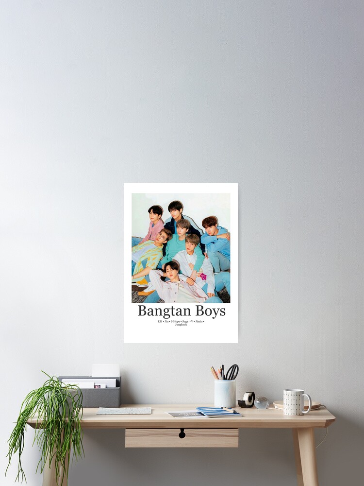 "BTS minimalist poster" Poster for Sale by LinneaMorewood | Redbubble