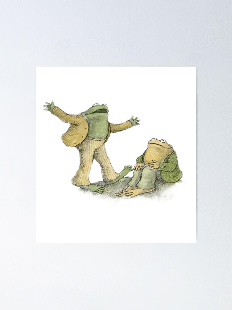 "Frog and Toad" Poster for Sale by WhyNotStore | Redbubble