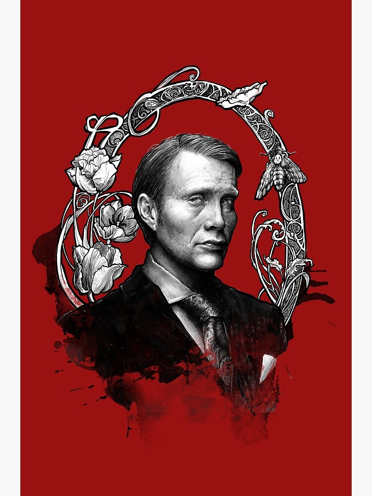 "Hannibal - Vanitas in Red" Poster by Octo-pug | Redbubble