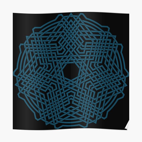 "Heptagram Symbol seven point of star" Poster by arioscraft | Redbubble