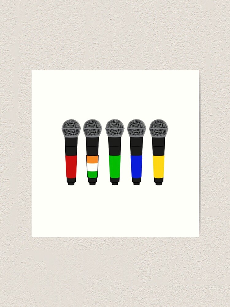"One Direction - Microphone" Art Print for Sale by Hilaarya | Redbubble