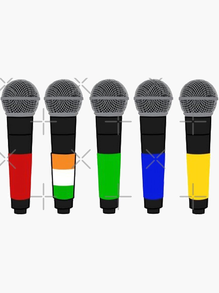 "One Direction - Microphone" Sticker for Sale by Hilaarya | Redbubble
